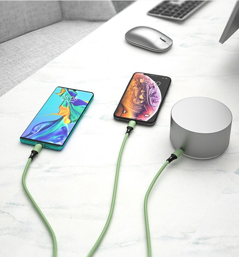 Кабель Usb Type C Apple Lightning Кабель 3 в 1 для зарядки 1 2 метра