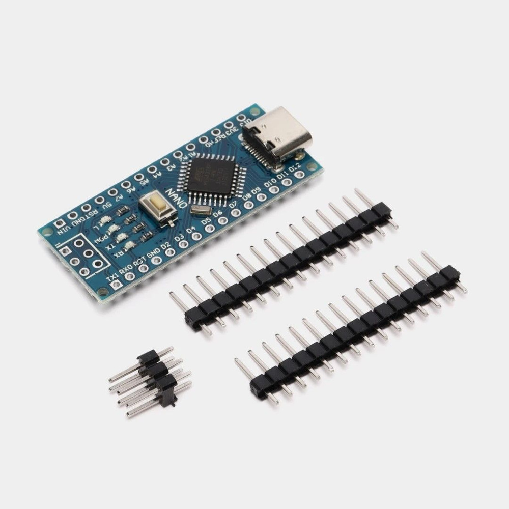 Контроллер Arduino Nano V 3 0 Usb Type C Atmega328p Ch340 ардуино не запаянная купить с