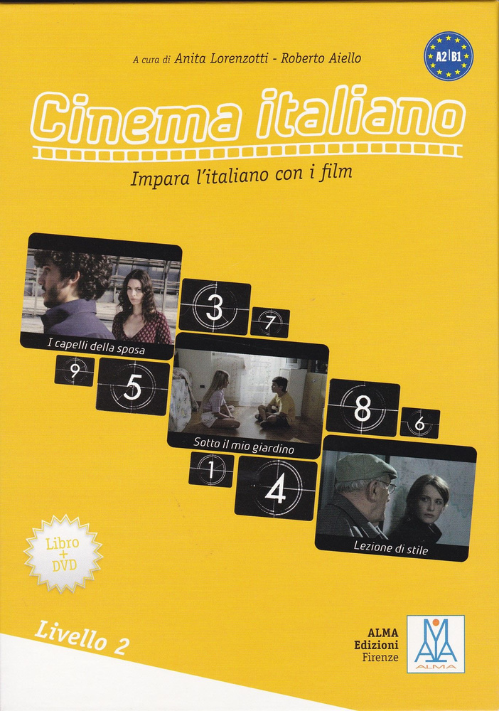 Cinema italiano Livello 2 Libro+DVD, дополнительное пособие по ...