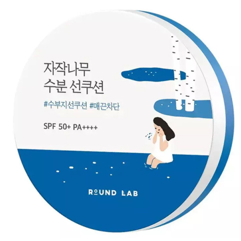 Round Lab Солнцезащитный кушон с березовым соком Birch Juice ...