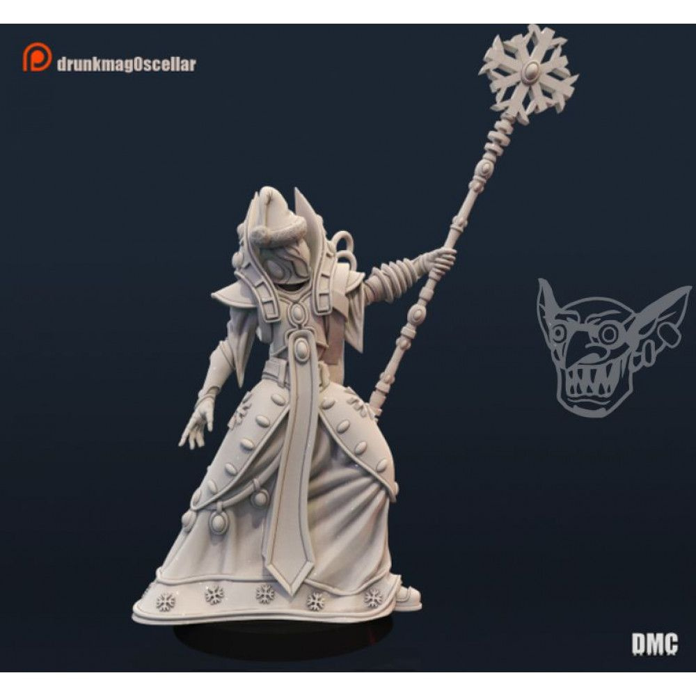 Миниатюра Warhammer 40000. Aeldari. Духовидец / Spiritseer / Bone Santa ...