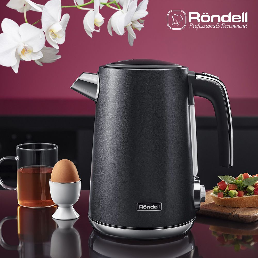 Купить электрический чайник Rondell RDE-1002, Металл по низкой цене ...