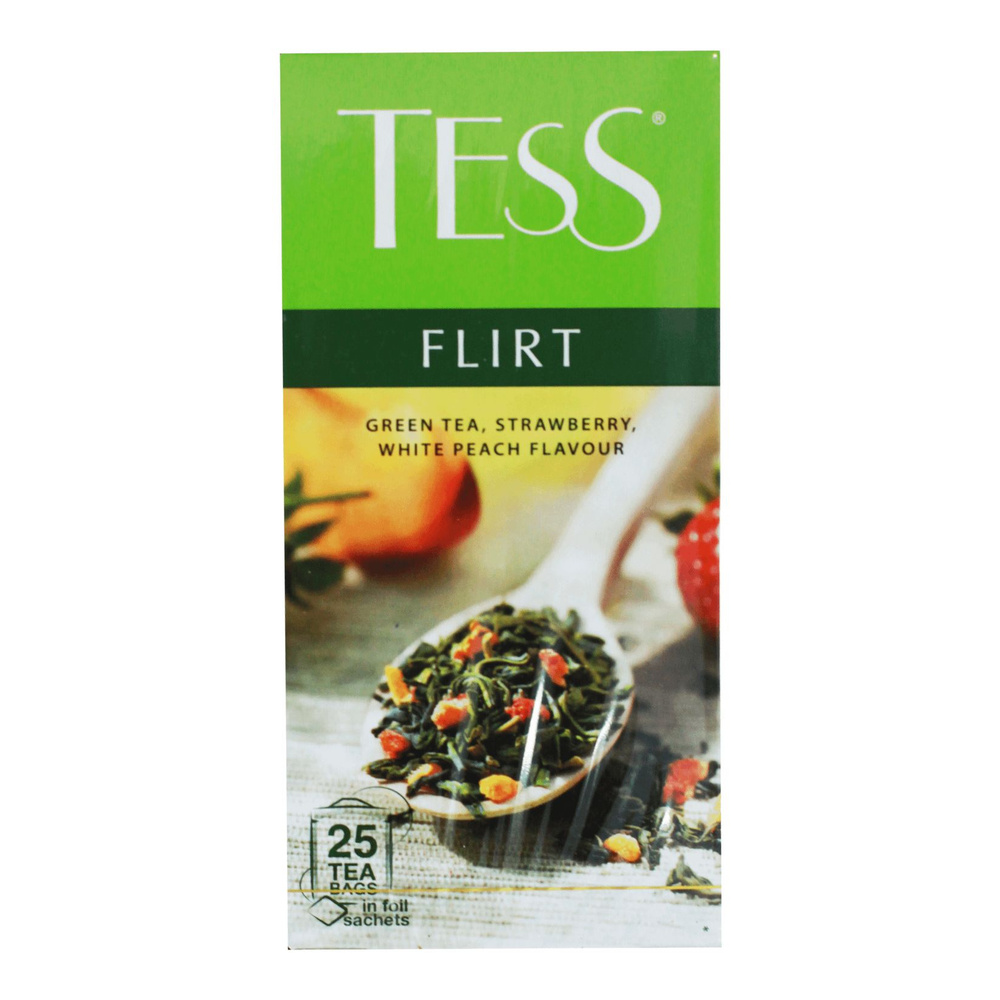 Чай зеленый Tess Flirt в пакетиках 1 5 г х 25 шт 2шт купить с