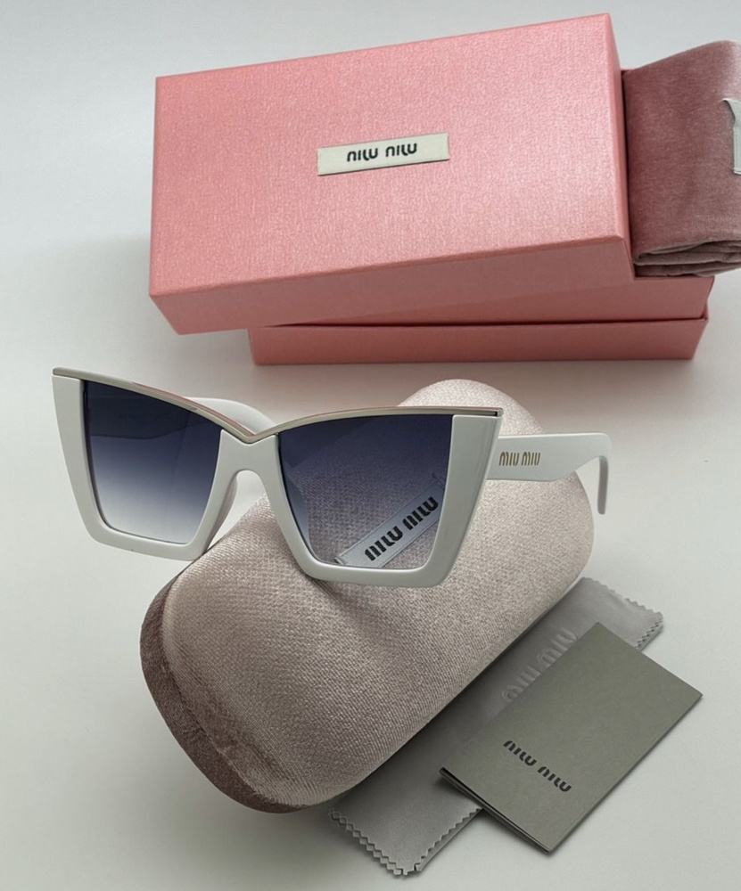 Miu Miu Очки солнцезащитные купить с доставкой по выгодным ценам в интернет магазине Ozon