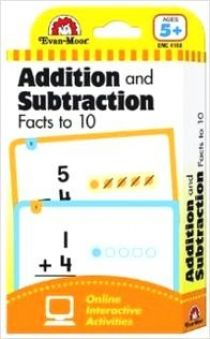 Flashcards: Beginning Addition and Subtraction Facts to 10 (Flashcards ...