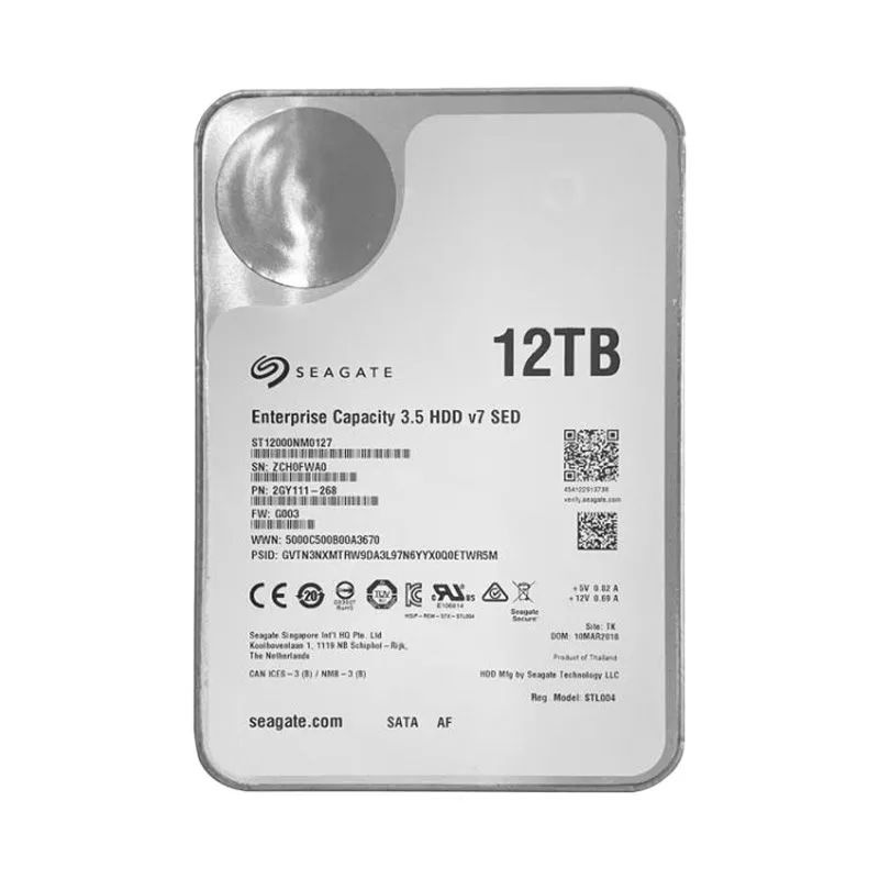 12 ТБ Внутренний жесткий диск Seagate ST12000NM0127 -12T (Exos ...