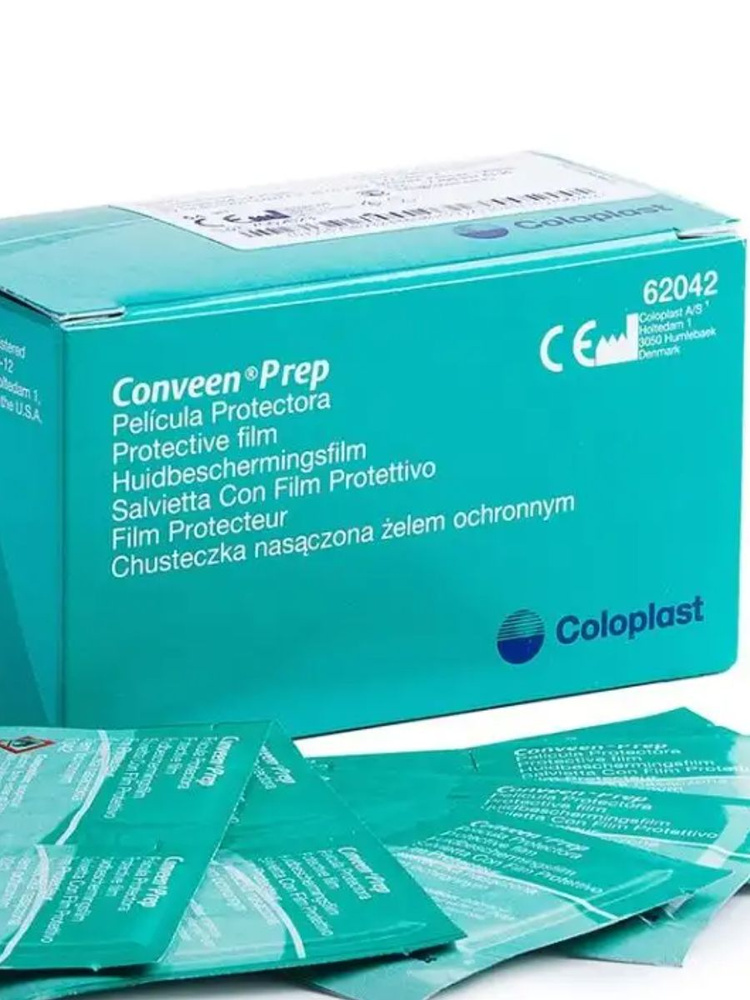 62042 Coloplast Conveen Защитная пленка "Prep", салфетки, 54 шт. купить ...