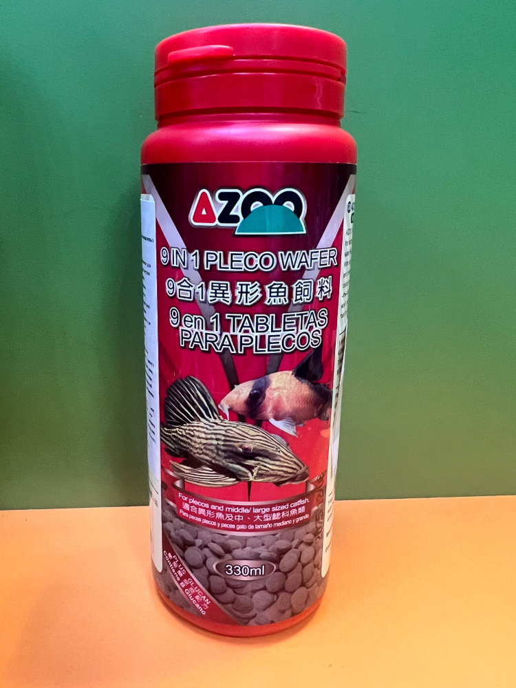 AZOO 9 IN 1 Pleco Wafer (AZOO 9 В 1 Корм в пластинках для лорикариевых ...