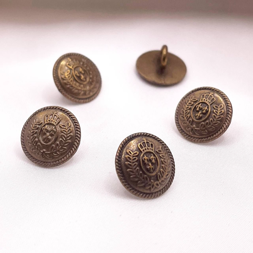 PUGOVKIN / декоративные пуговицы на ножке для рукоделия и шитья / 15 мм ...