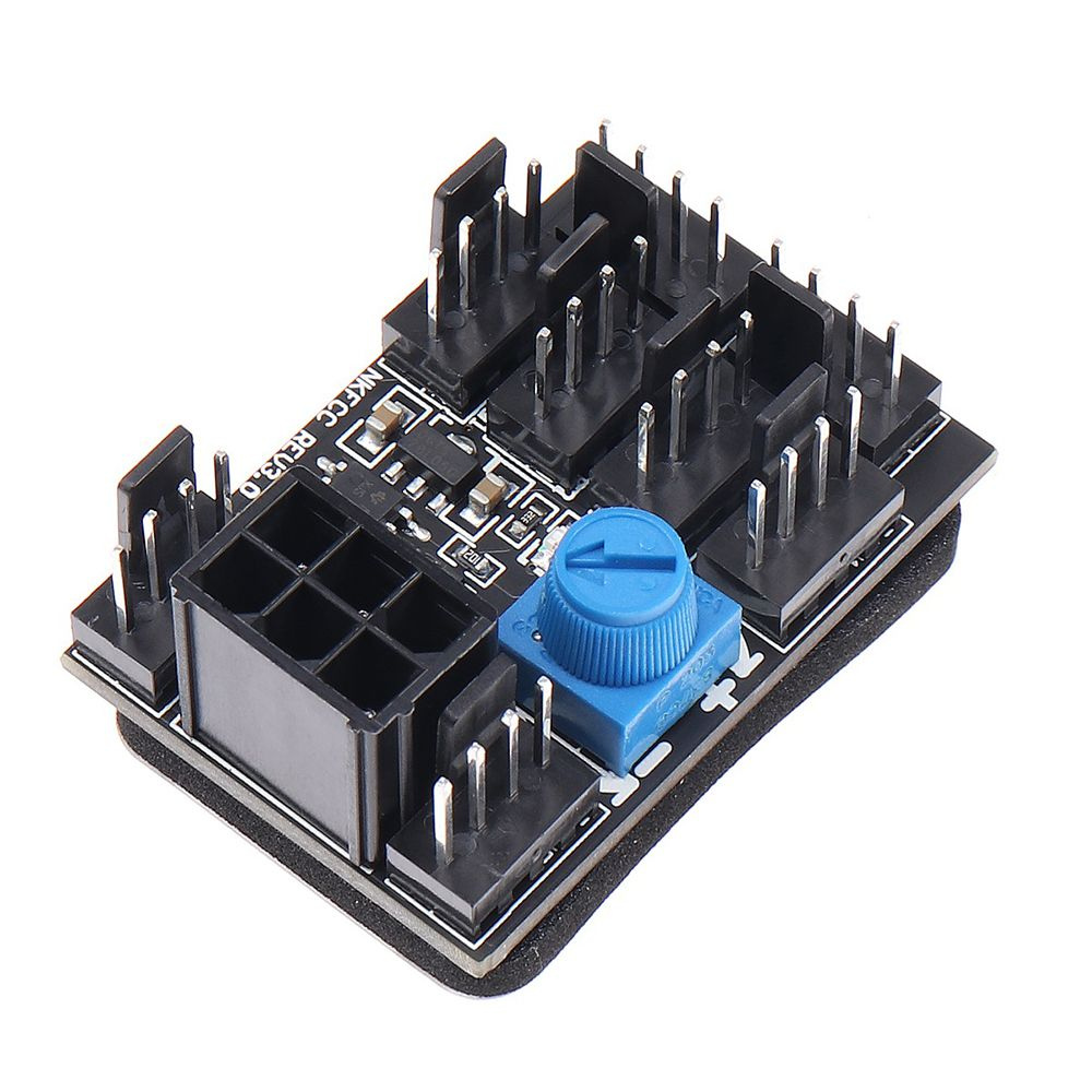 PWM 4pin контроллер скорости вентилятора, 17A мощный 8 портов CPU ...