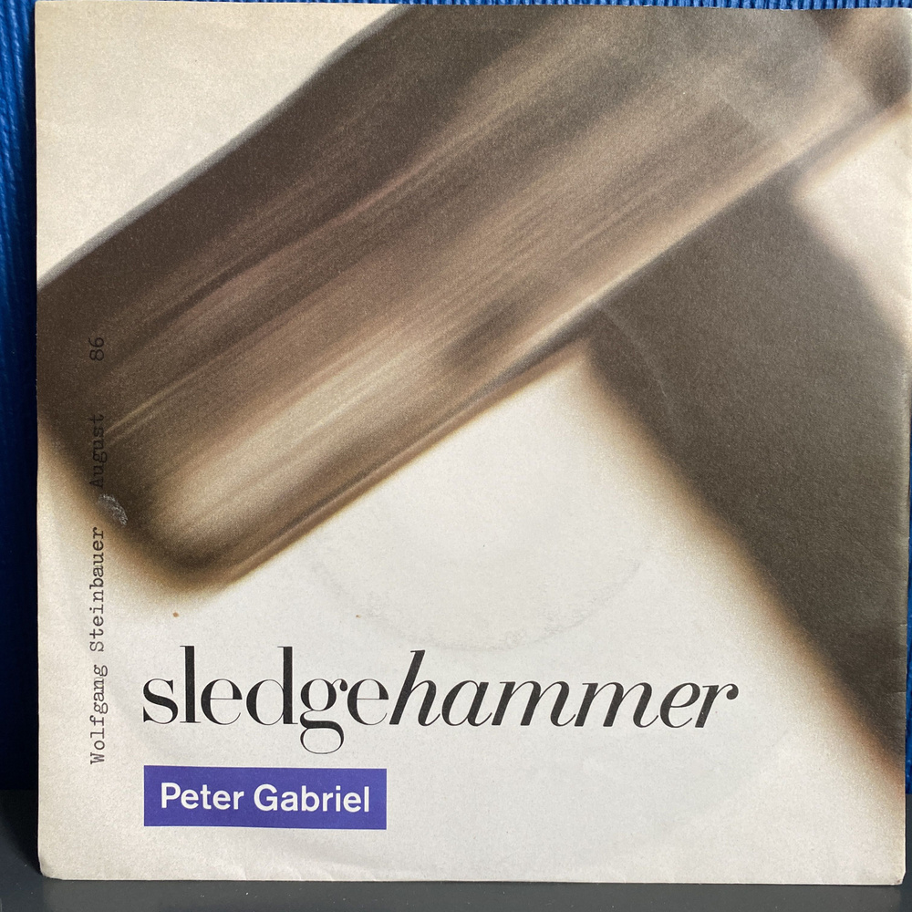 Peter Gabriel. Sledgehammer (EX+) 1986. Сингл Винил - купить с доставкой по выгодным ценам в ...