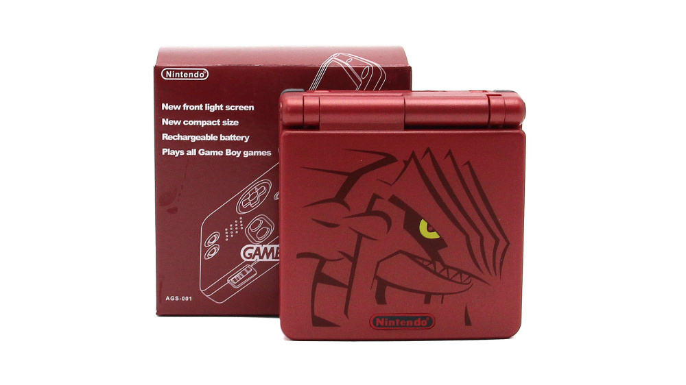 Игровая приставка Nintendo Game Boy Advance SP (AGB-101) Ruby Groudon ...
