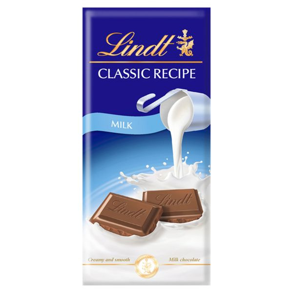 Шоколад молочный Lindt Classic Recipe 125 гр (Англия) - купить с ...
