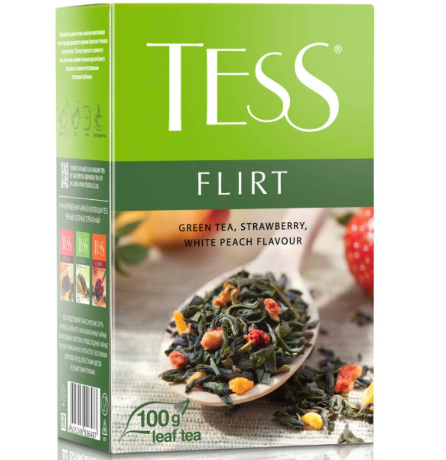 Tess чай зеленый Flirt 100 г купить с доставкой по выгодным ценам в