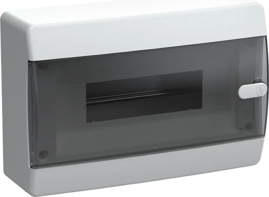 Бокс распределительный IEK / ИЭК UNION Compact ЩРН-П-12 с прозрачной черной дверью, пластиковый ...