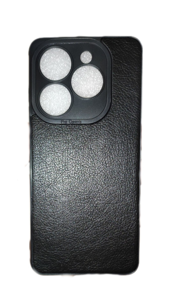 Tecno Spark Go 2024 Spark 20 20c Pop 8 эко кожа Силиконовый чёрный чехол для Техно Спарк