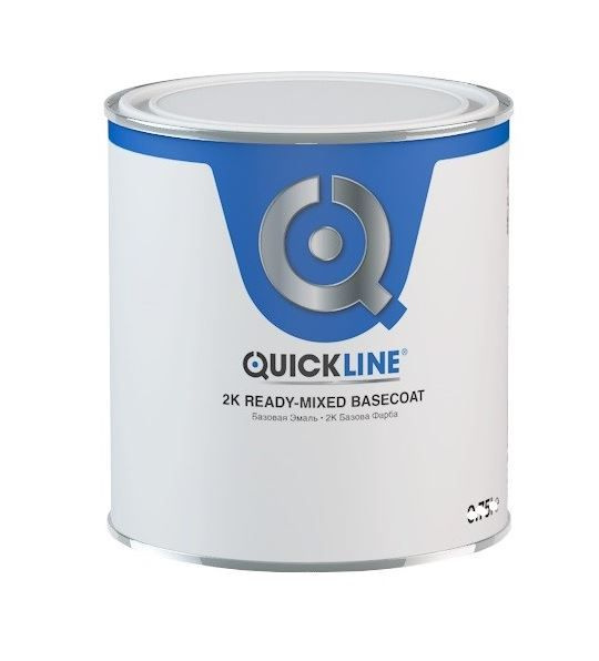 Автоэмаль 1 л YELLOWISH RED (красный) / QUICKLINE / однотонный пигмент, базовая эмаль, краска ...