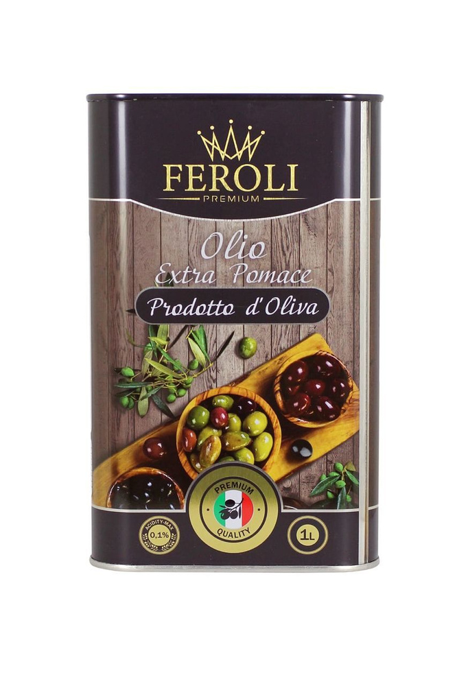 Оливковое масло Feroli Extra Pomace 1l для жарки - купить с доставкой ...