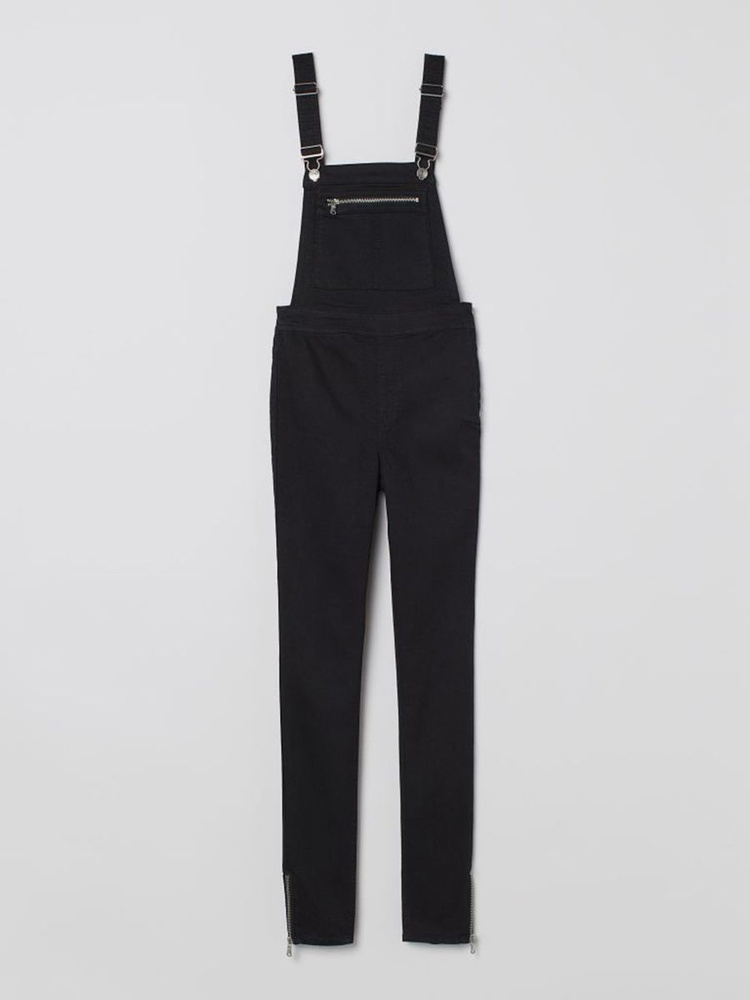 Комбинезон женский H&M, цвет: черный. 689562001. Размер 34 (40/42 ...