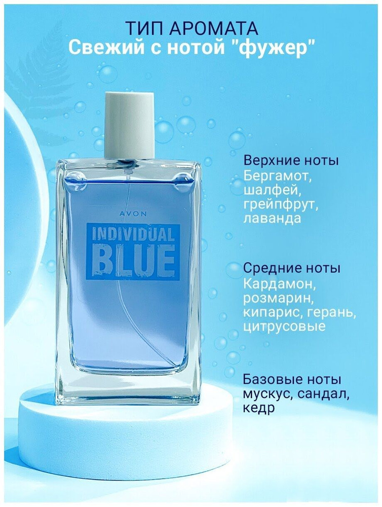AVON Blue Individual Туалетная вода 100 мл (1605177988)