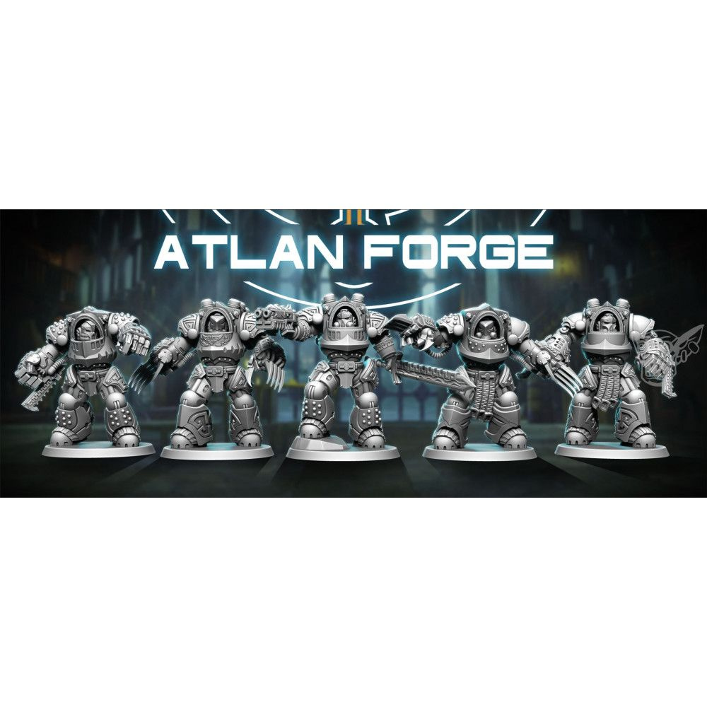 Миниатюра Warhammer 40000. Space Marines. Carcharodon Terminator Squad ...