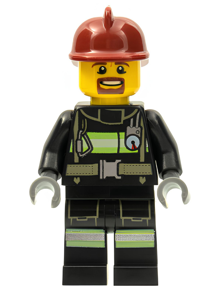 Минифигурка Lego Fire - Reflective Stripes with Utility Belt cty0717 U ...