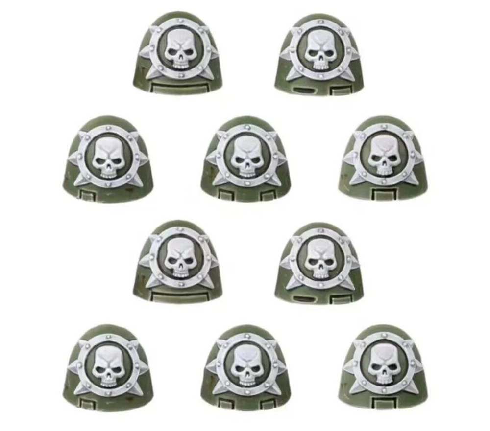 Смола Миниатюра Warhammer 40000 Death guard MKVI shoulder pads ...