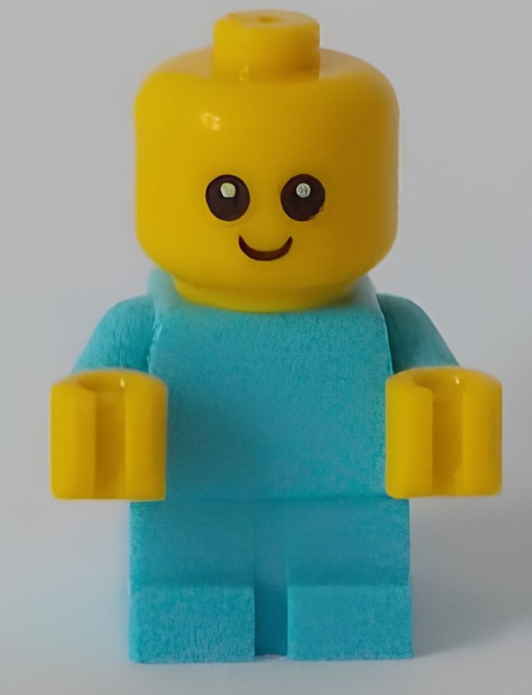 Минифигурка Lego Baby - Medium Azure Body with Yellow Hands cty0894 ...