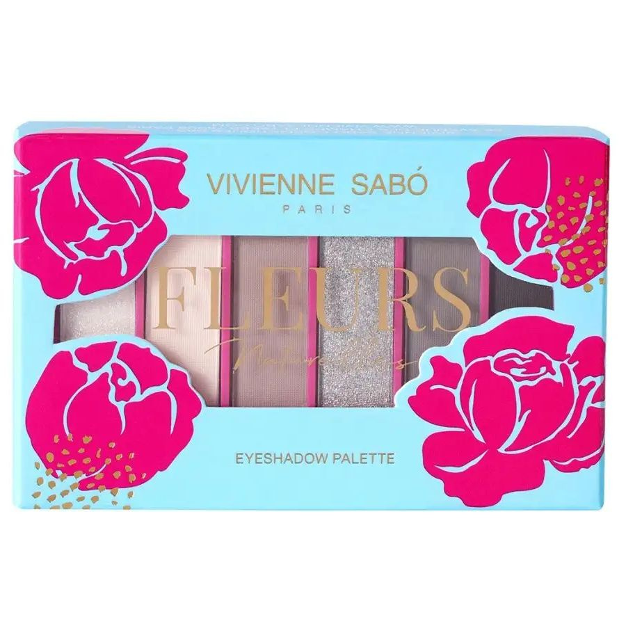 Vivienne Sabo Палетка теней для век Eyeshadow Palette/Palette d'ombres a paupieres "Fleurs ...