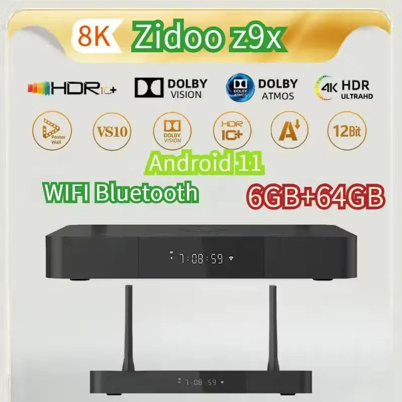 Blu-ray-плеер Zidoo Z9X 8K UHD купить на OZON по низкой цене (1753910513)