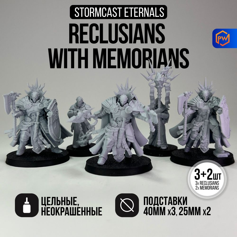 Warhammer Age of Sigmar: Reclusians with Memorians, Stormcast Eternals ...