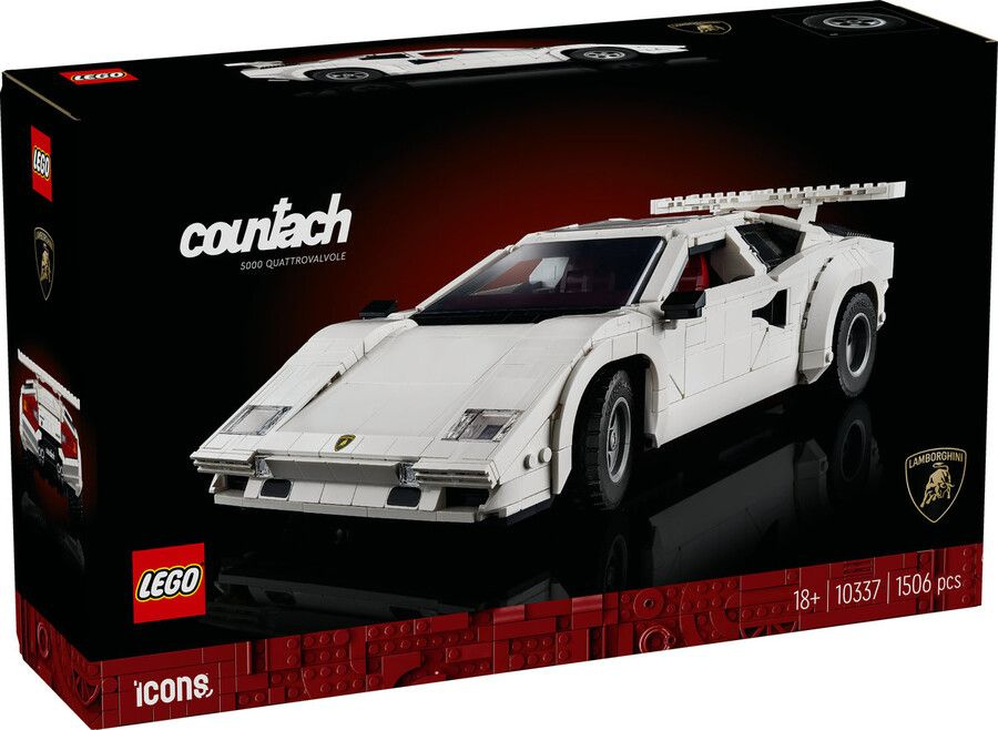 LEGO Icons Ламборгини Countach Countach 5000 Quattrovalvole 10337 ...