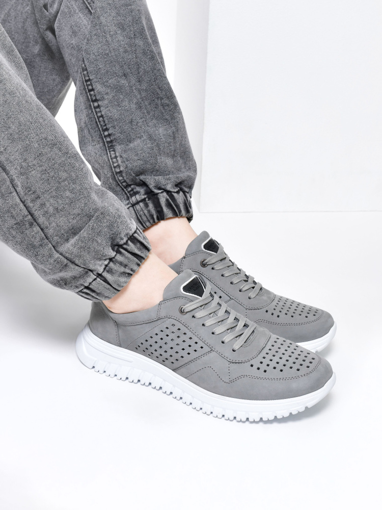 Ботинки полуботинки Мужской BELWEST светло-серый, размер 45 Лето Беларусь купить c доставкой на ...