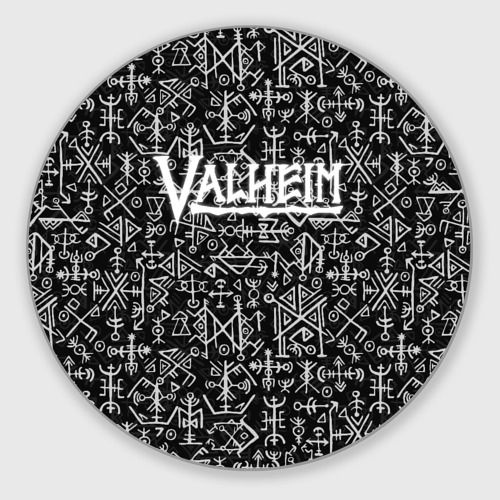 Valheim logo black white Коврик для мыши - купить с доставкой по ...