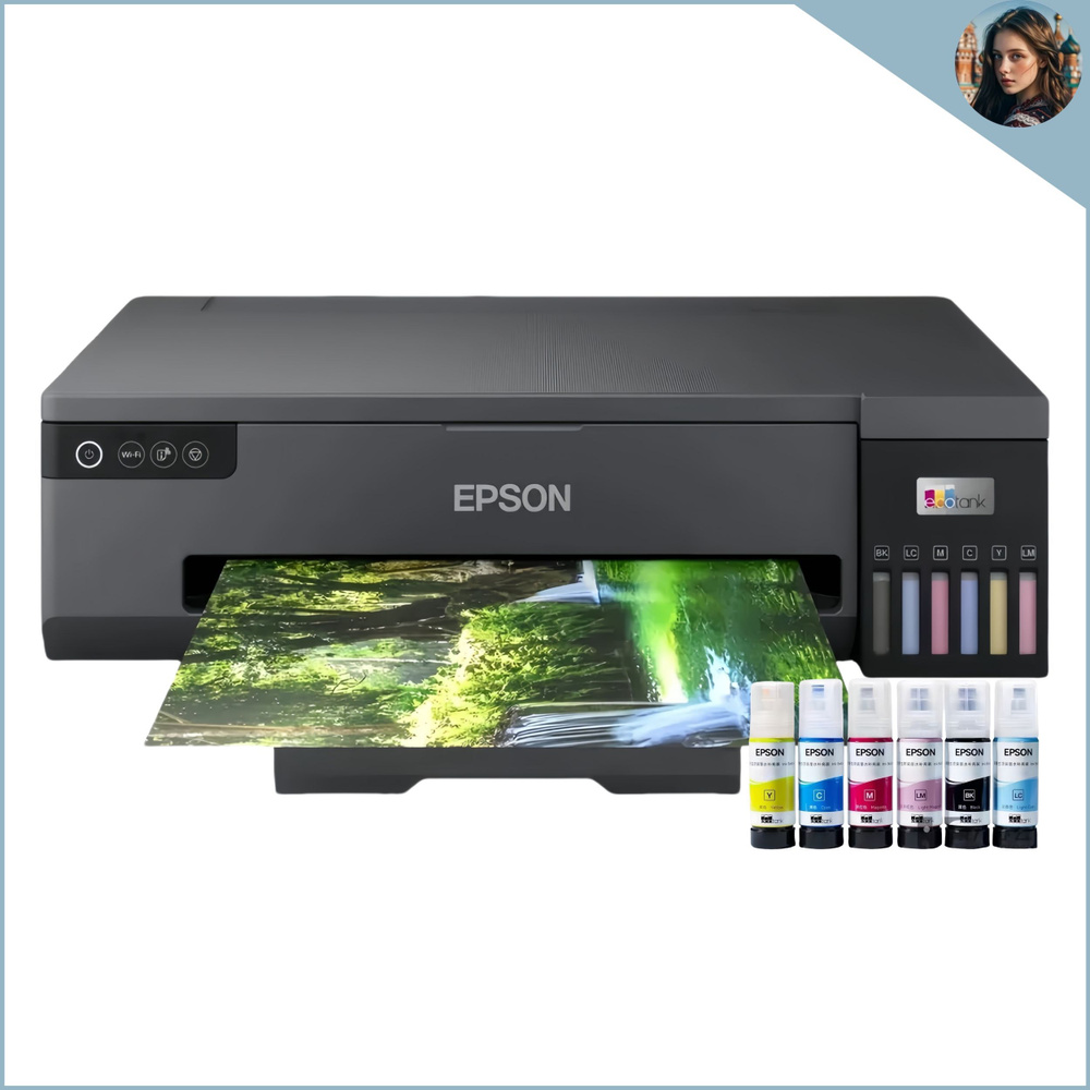 Epson Принтер струйный L18058., СНПЧ, цветн., A3+, USB, Wi-Fi, черный купить на OZON по низкой ...