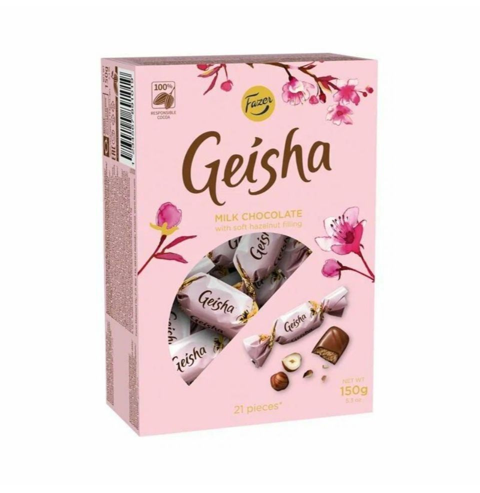 Конфеты Geisha MILK CHOCOLATE купить на OZON по низкой цене (1761061125)