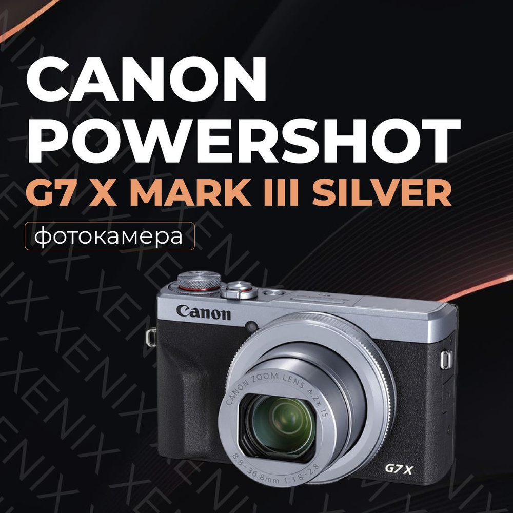 Компактный фотоаппарат Canon PowerShot G7X Mark III Silver купить на OZON по низкой цене ...