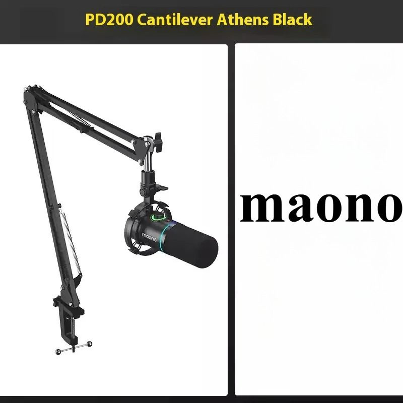 MAONO Микрофон PD200x, черный купить на OZON по низкой цене (1865792060)