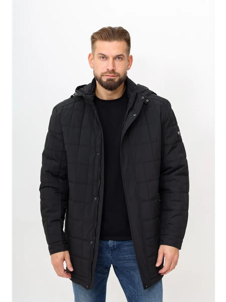 Куртка Мужской BOSMAN BIG черный Полиэстер, Хлопок, размер 56 Демисезон ...