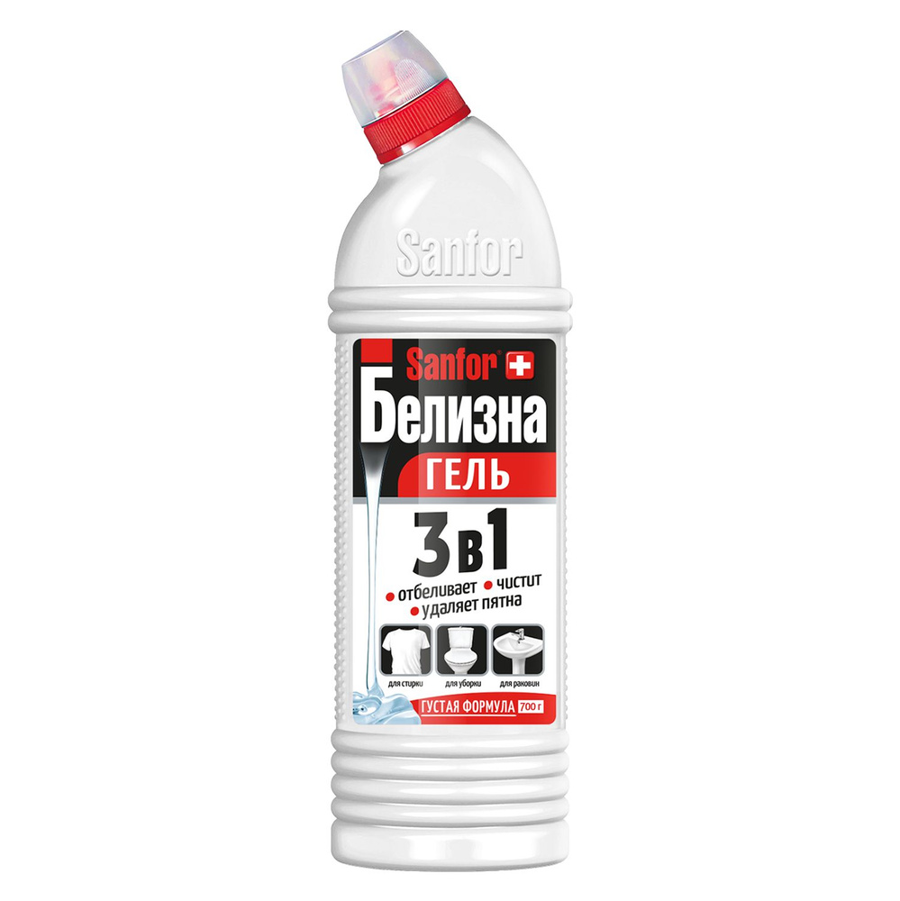 Универсальный чистящий гель Sanfor Белизна отбеливатель 700 г купить на OZON по низкой цене ...