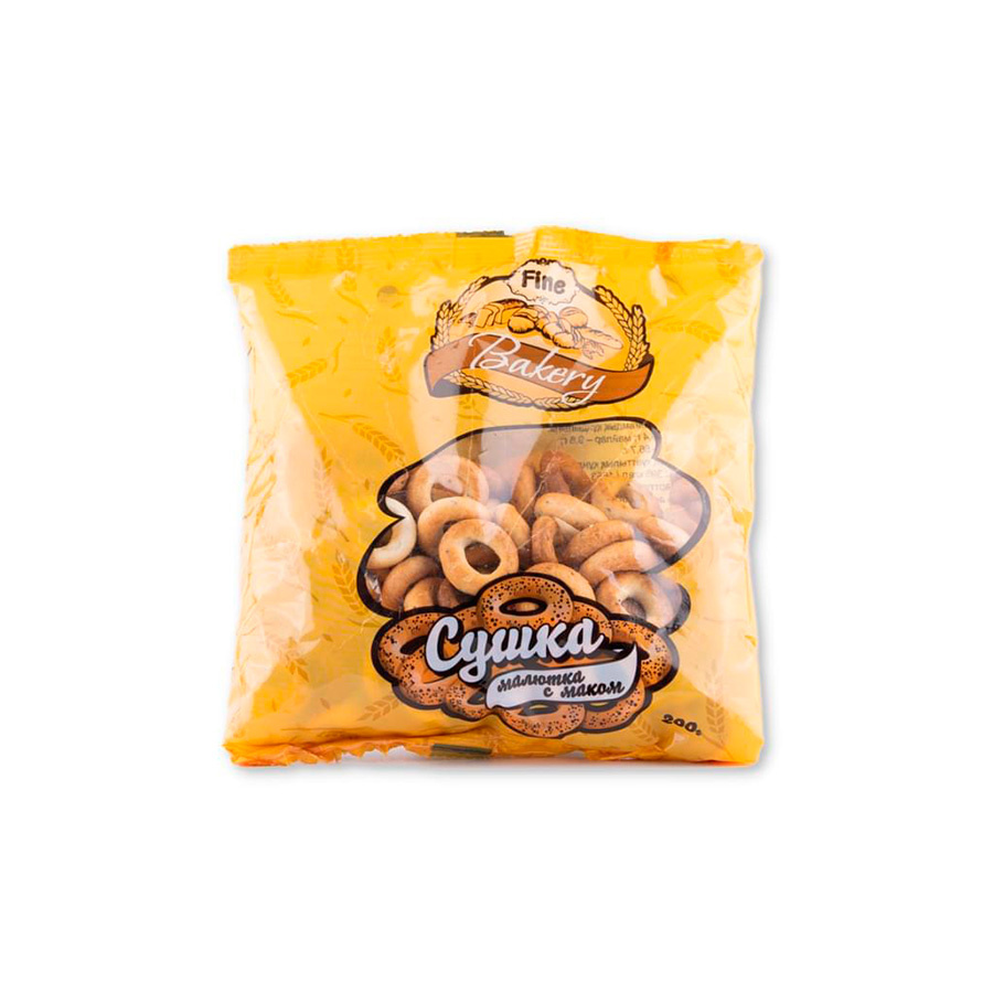 Fine Bakery Сушка-малютка с маком, 200 гр купить на OZON по низкой цене (1904753526)