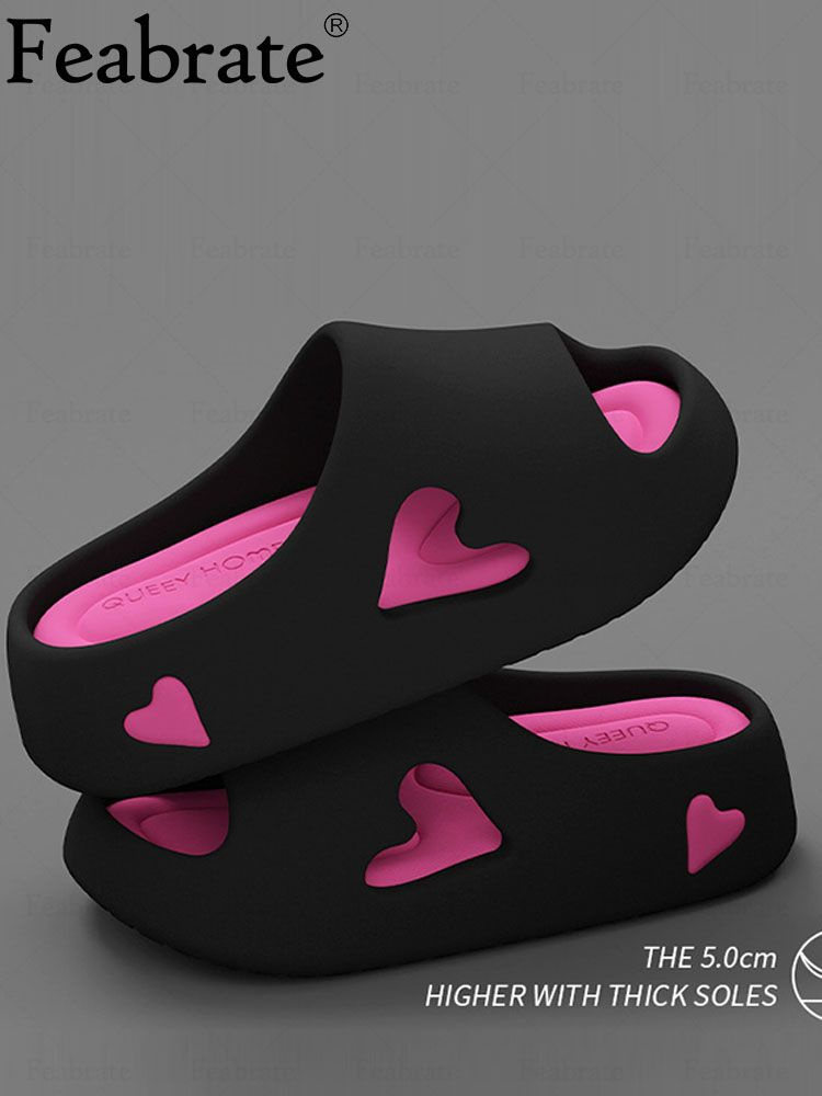 Шлепанцы Женский Feabrate, размер 40, 41 EVA Мягкая стелька, Легкая модель Без застёжки Кружево ...