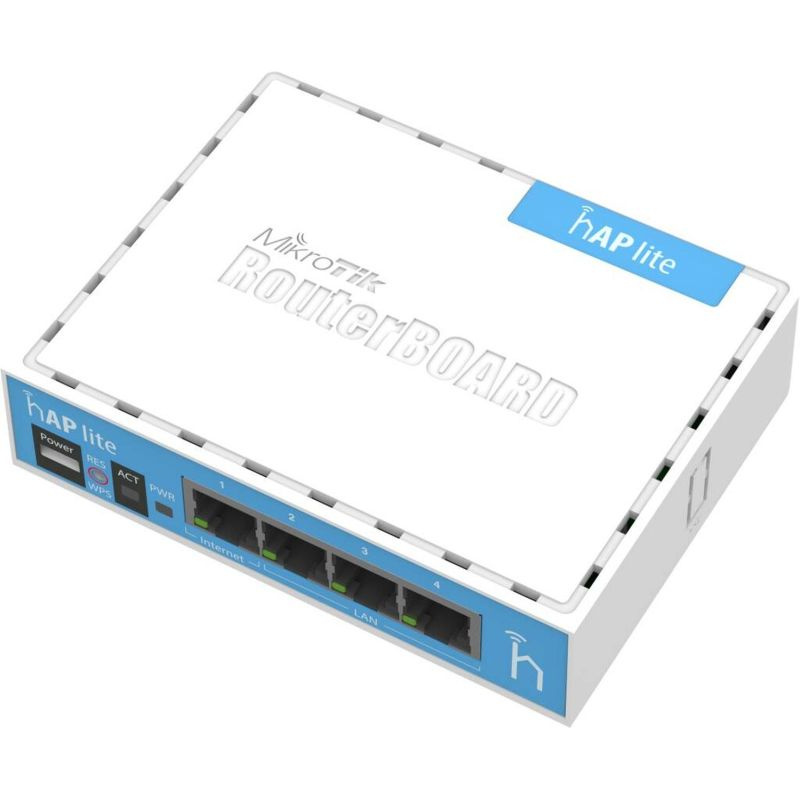 Маршрутизатор Wi-fi MikroTik RouterBOARD hAP lite RB941-2nD,N300,USB ...