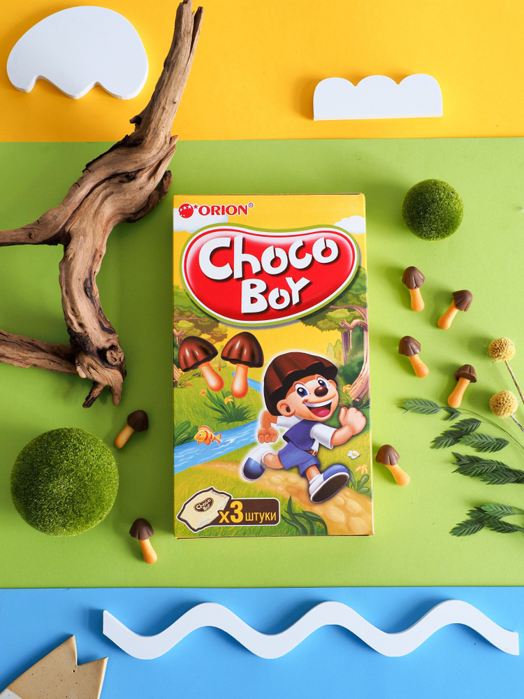 Печенье Orion Choco Boy, 135 г купить на OZON по низкой цене (1967398950)
