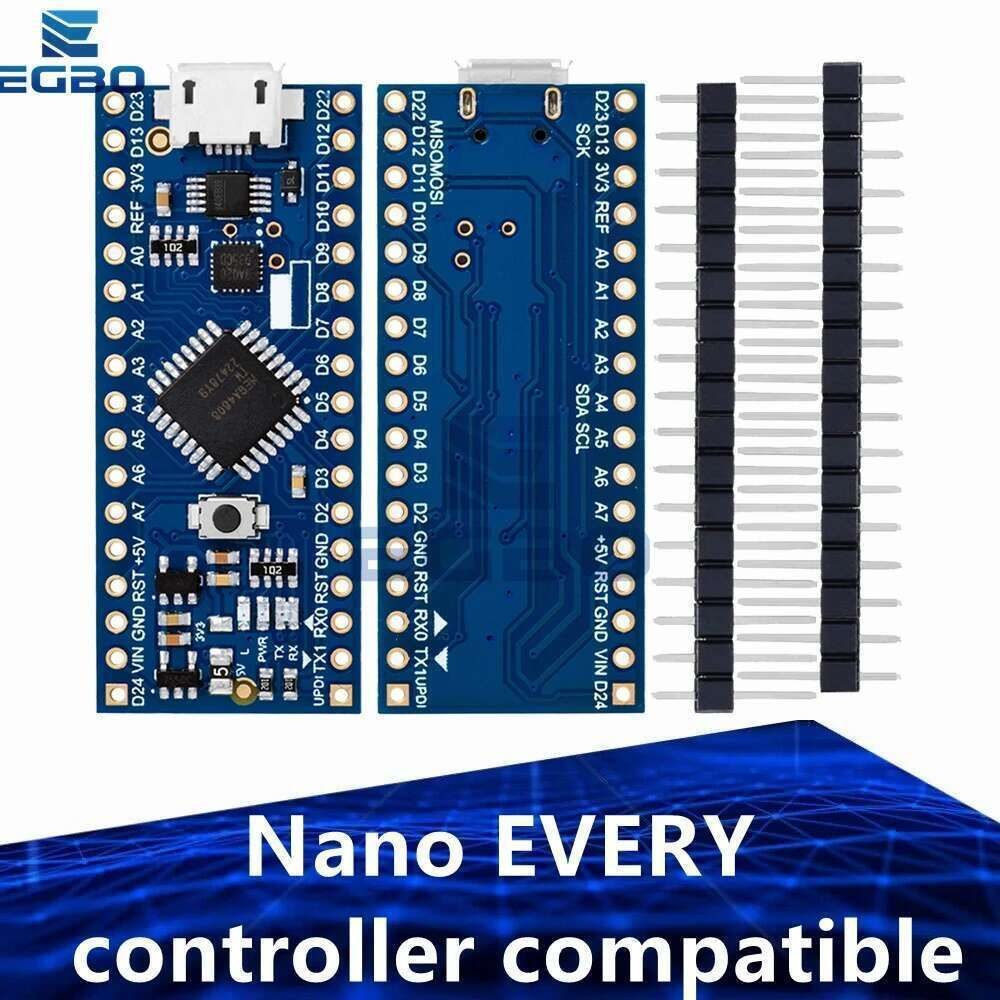 Новый контроллер Nano Every совместим с Arduino Atmega4808 обновленным Atmega328 Ch340 Updi