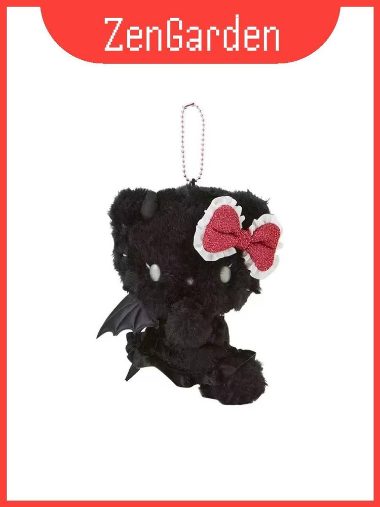 плюшевый брелок sanrio kt demon angel style, 10 см, подвеска купить на ...