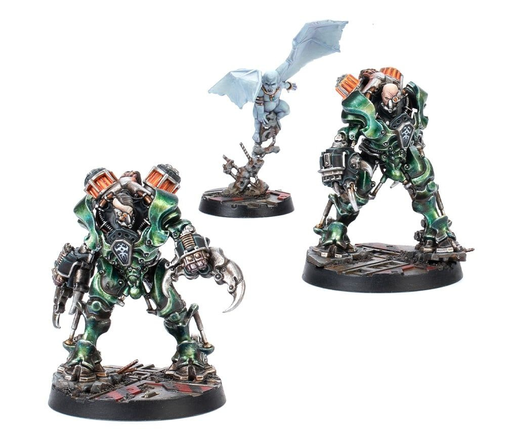 Nest Capital Fan Shao Gang Power Armor Warhammer 40K Смоляная модель ...