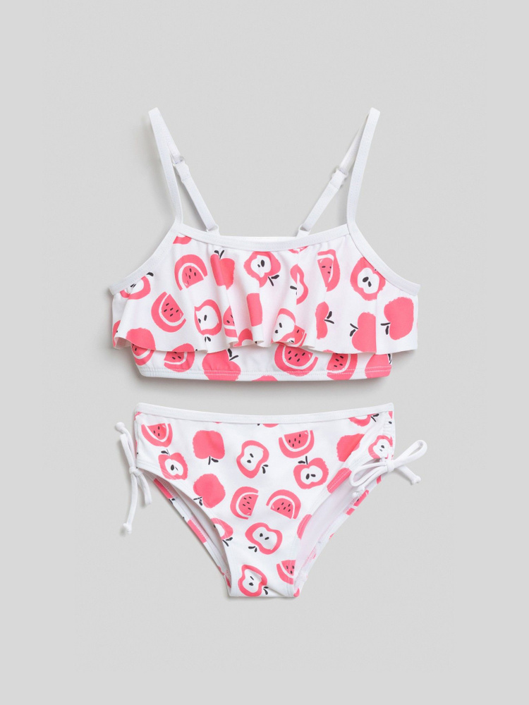 Купальник раздельный Девочки Acoola разноцветный, размер 122, 128 Плавание, Аквааэробика Средняя ...