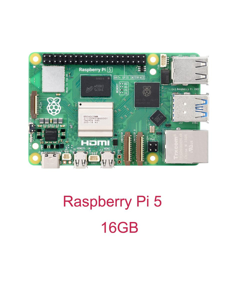 Raspberry Pi 5 16GB RAM Микрокомпьютер купить на OZON по низкой цене ...