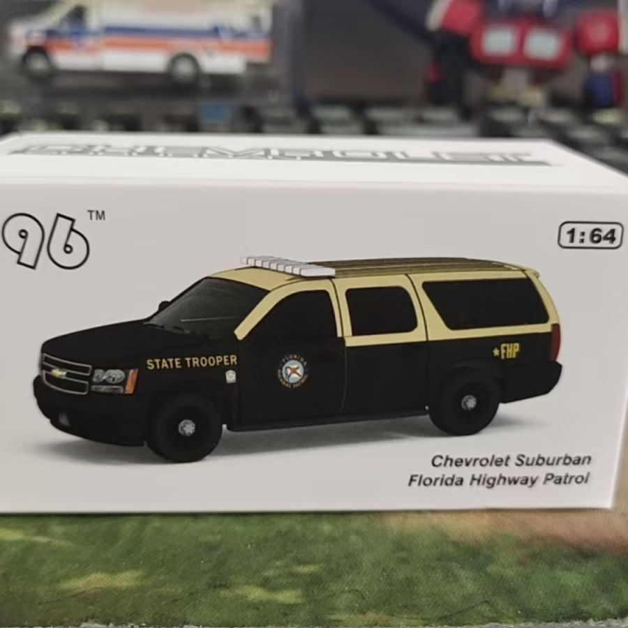 Машинка 596 model 1:64 Chevrolet Saab Florida police car FHP livery Die ...